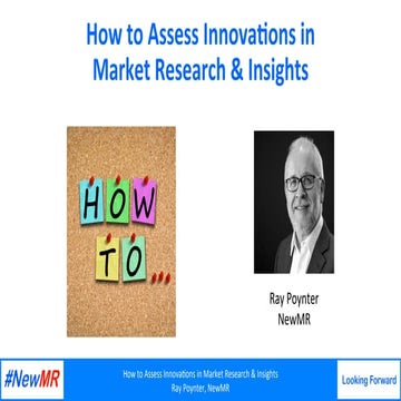 How to Assess Innovations in Market Research & Insights | PDF