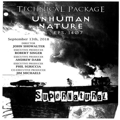 Supernatural 14.07 Unhuman Nature | PDF