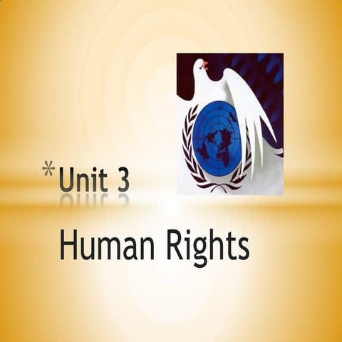 UDHR: Articles 3 & 4 | PPT