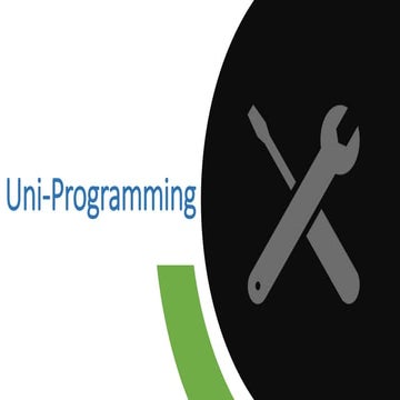 Uni-Programming Jobs are batched together by type of languages and ...