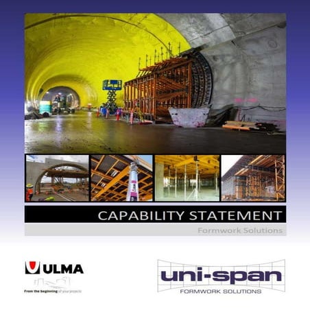 Uni span formwork solutions capability statement (small) | PDF