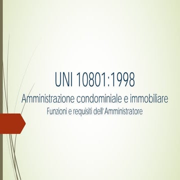 Uni 10801_Approfondimento_09_03_2016 | PPT