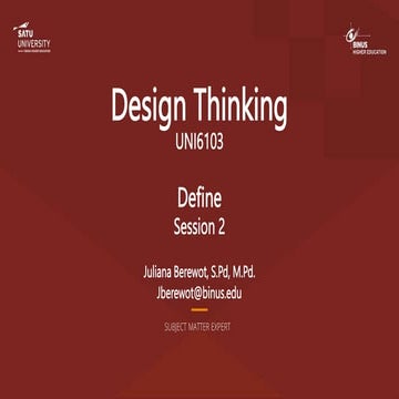 UNI6103 Session 2 | PPT