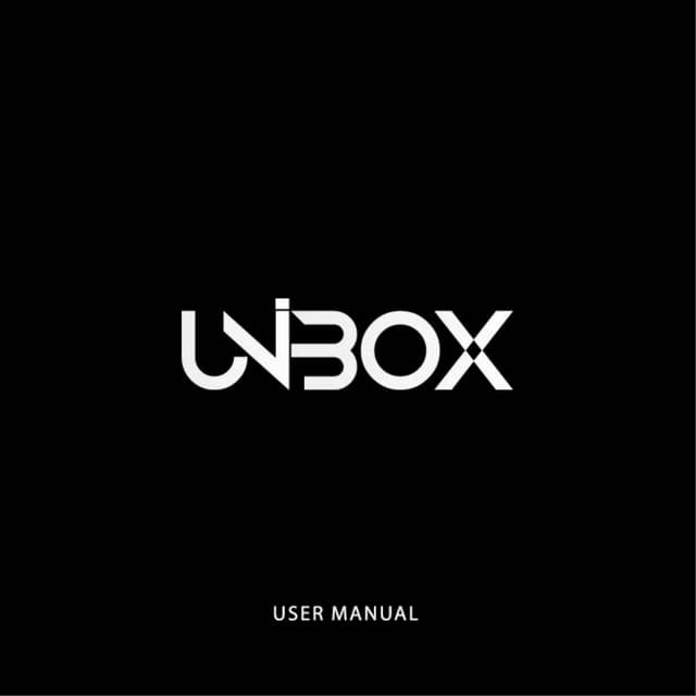 UNIBOX User Manual | PDF