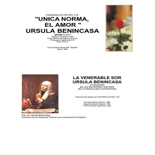 UNICA NORMA EL AMOR: URSULA BENINCASA | DOC