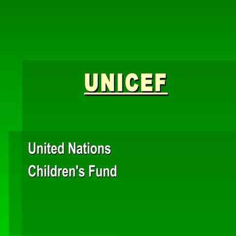 Unicef | PPT