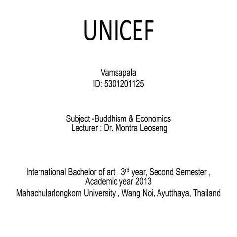 Unicef | PPT