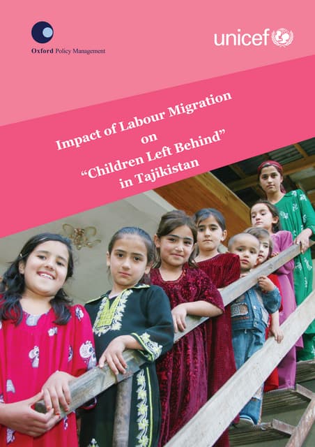 Seasonal migration affects education of children. | PDF