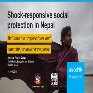 Unicef Nepal: Shock Responsive Social Protection – Project Presentation ...