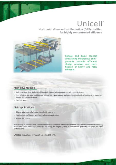 Minicell-Dissolved Air Flotation Clarifier | Krofta Engineering | PDF ...