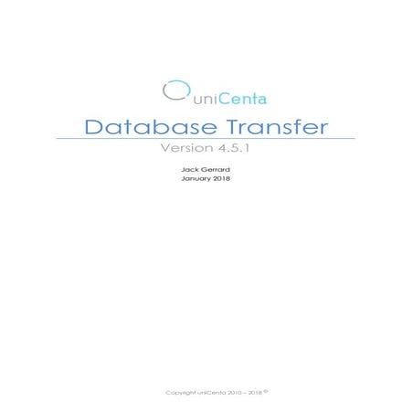Uni centa opos data transfer guide | PDF