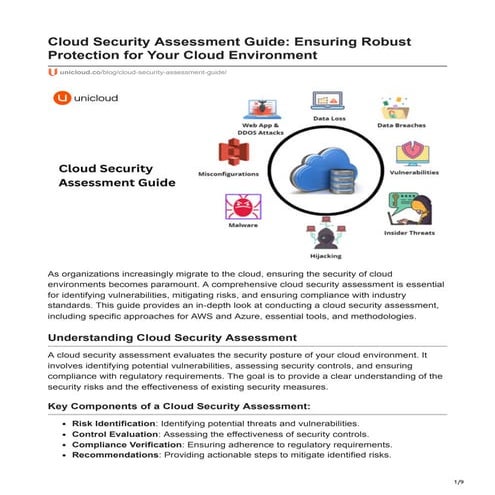 Cloud Security Assessment Guide: Ensuring Robust Protection for Your ...