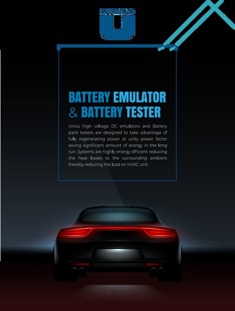Universal Inverters For Testing | EV Battery Emulator - Unico | PDF