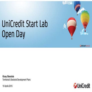 Unicredit Start Lab Open - Giusy Stanziola | PDF