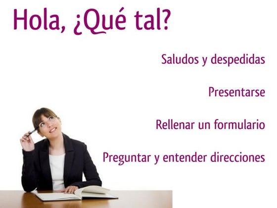 Los saludos en español | PDF