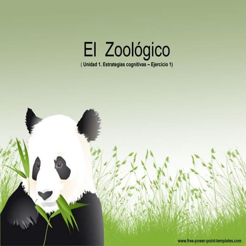 Unidad 1. estrategias cognitivas – ejercicio 1 zoologico | PDF