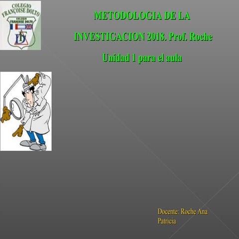 Unidad 1 conocimiento | PPT