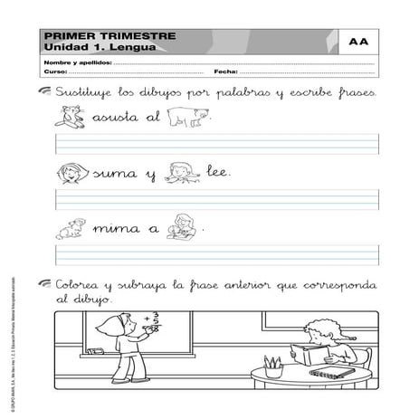 Unidad 2 español grado segundo | PDF