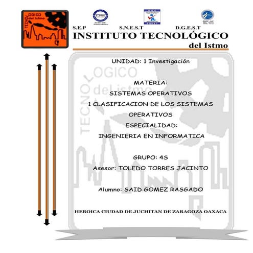 Sistemas Operativos, su importancia y objetivos. | DOCX