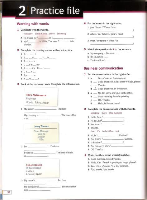 Unidad 3 practice file | PDF