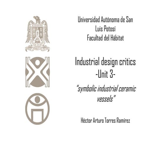 Industrial Design Critics Unidad 3 Hector Torres | PDF | Business ...