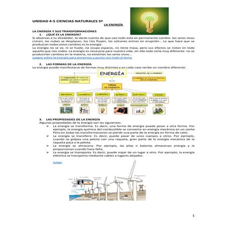 Recursos naturales ejercicios | DOC