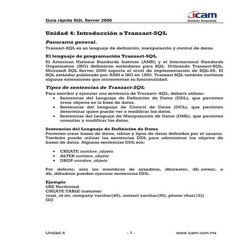 Unidad4 sql | PDF