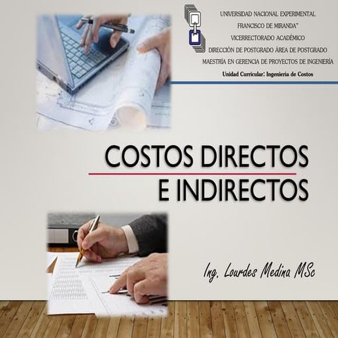 Unidad 5. costos directos e indirectos | PDF
