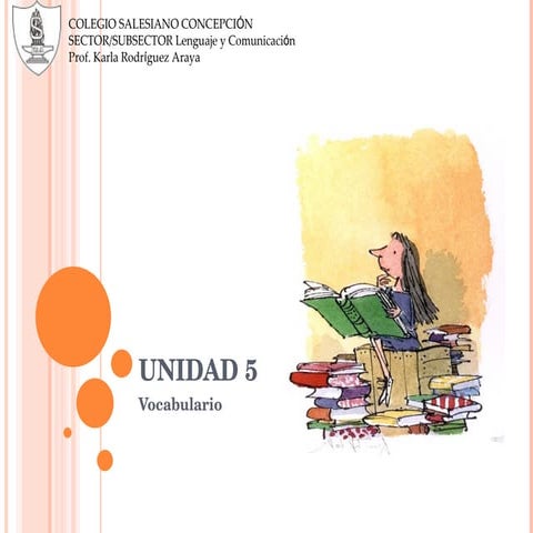 Unidad 5 Vocabulario | PPT