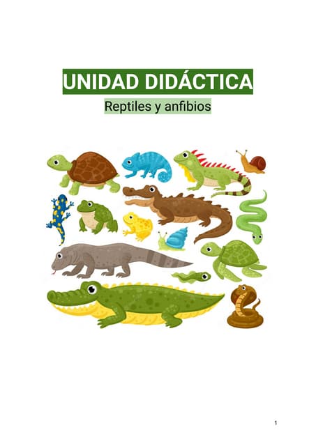 Unidad didáctica los animales | PDF