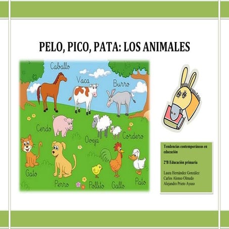 Unidad didactica los animales | PDF
