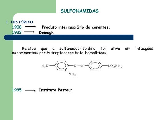 Farmacología MVZ Sulfonamidas | PPT
