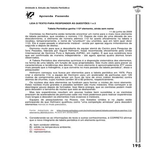 Unidade6 a 2012_csa_v2_gabarito | PDF