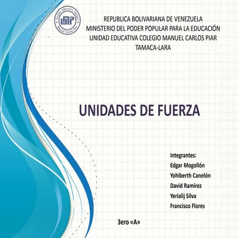 Unidades de fuerza[1] | PPTX