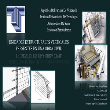 Unidades estructurales verticales presentes en una obra civil | PDF
