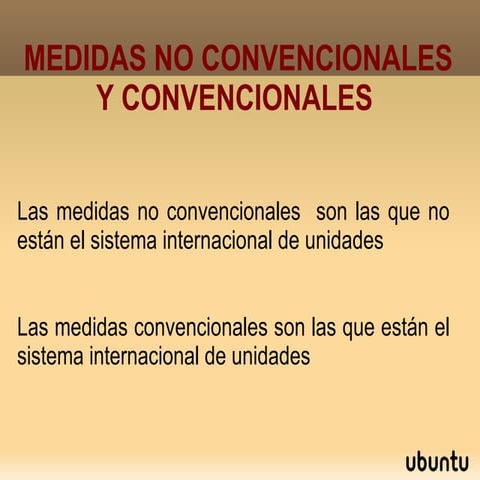 Unidades no convencionales | ODP