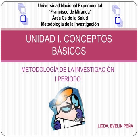 Unidad I conceptos basicos | PPTX