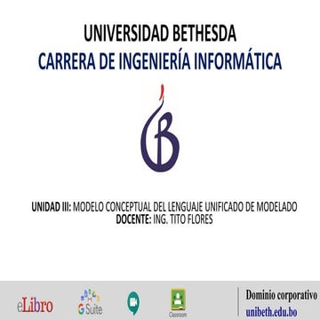 Modelo Conceptual del Lenguaje Unificado de Modelado.pdf | Computing ...