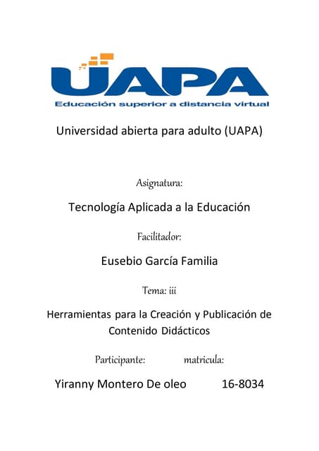 Tecnologia aplicada a la educacion | PDF