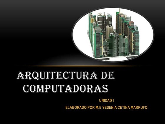 Tipos De Arquitectura De Computadoras Arquitectura De Computadoras Utn