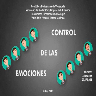 Control de las emociones | PPTX
