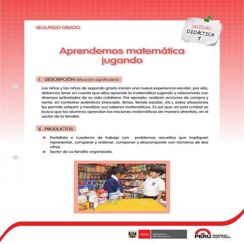 UNIDAD MATEMATICA 2° GRADO PRIMARIA | PDF