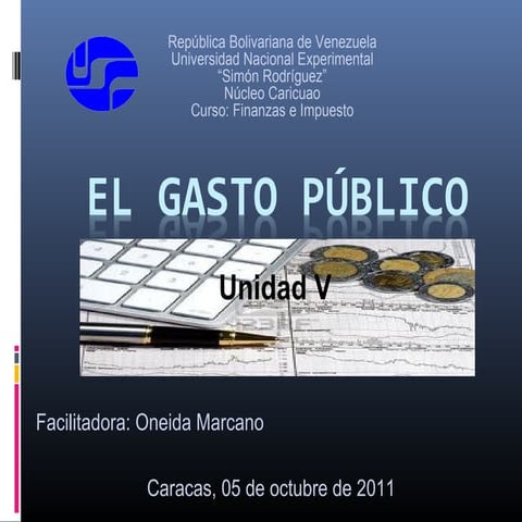 Clasificación de gasto público | PPTX