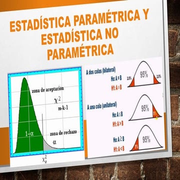 Pruebas parametricas y no parametricas