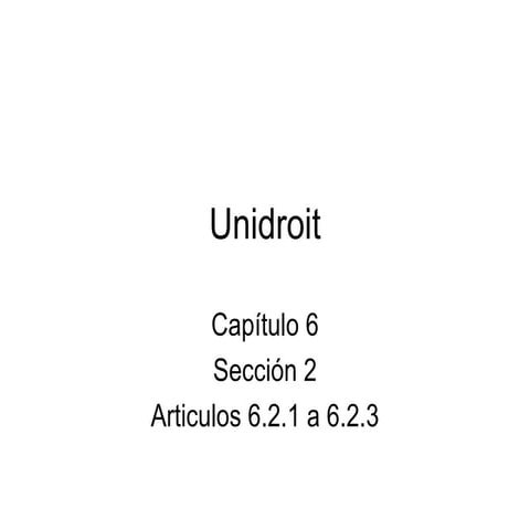Unidroit 2 | PPT