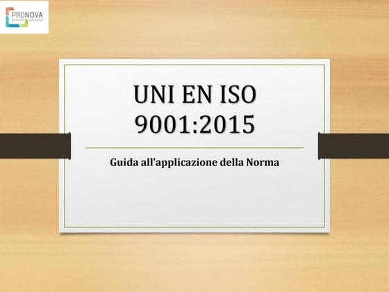 ISO9001 2015 | PPT