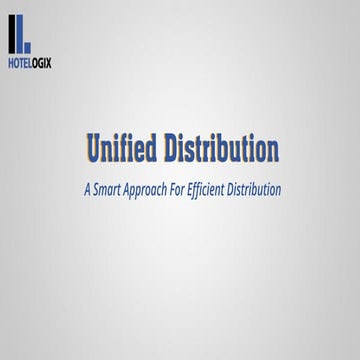 Webinar : Why Use a Unified Distribution Approach As Your Hotel ...