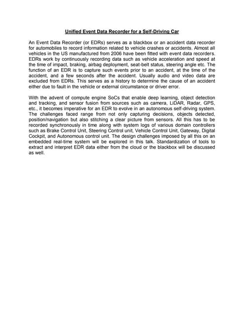 [WoRV] maumAI E2E Autonomous driving AI module | PDF