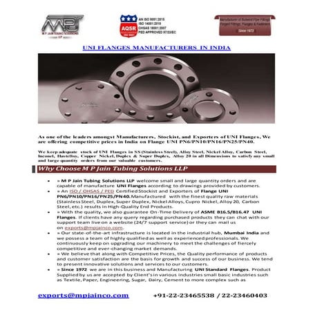 Forged flange | DOCX