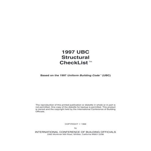 Seismic analysis & design of structures using UBC-97 | PDF
